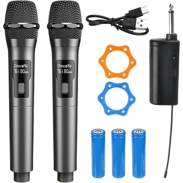 Microphone Sans Fil Double Microphone Sans Fil Avec Récepteur ...