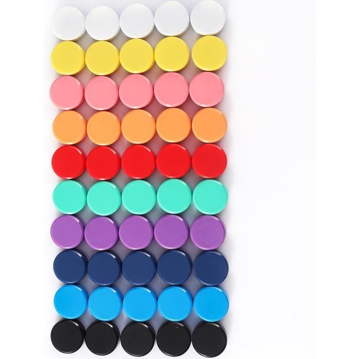 Aimant, Lot De 50 Aimant Frigo Aimant Puissant, Magnet Frigo Aimants ...