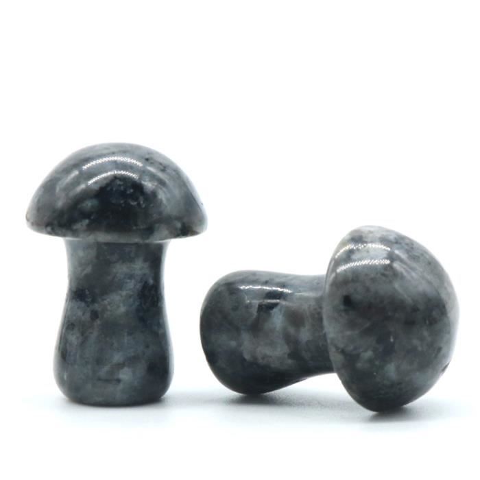 PIERRE VENDUE SEULE,Black flash stone-28x18mm--Mini pierre naturelle en ...