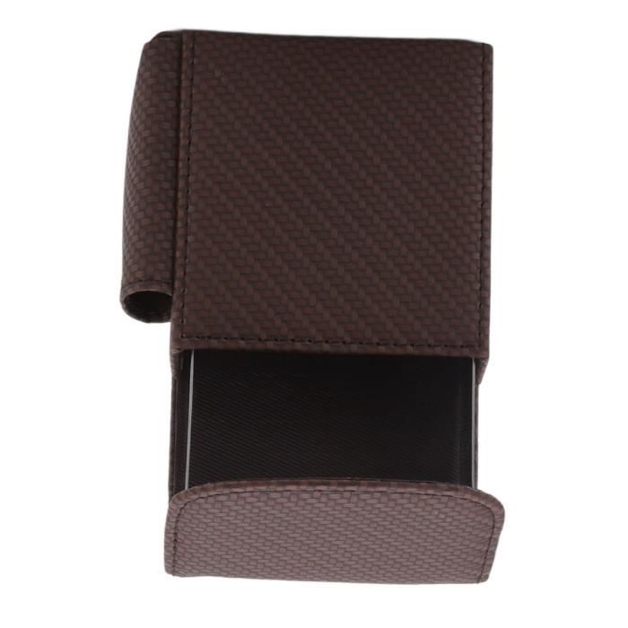 Étui À Cigarettes En Cuir Pu Boîte À Cigarettes En Cuir Pu Motif Tissé ...