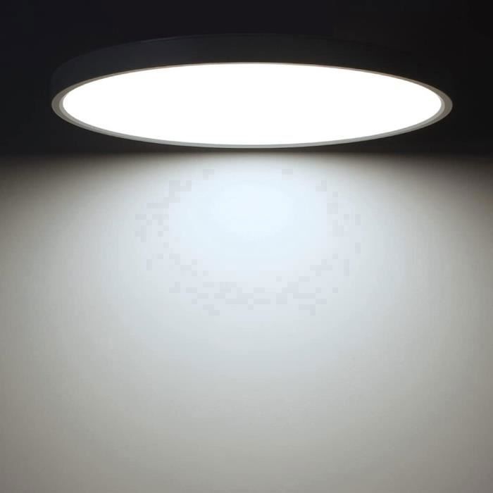 DELIPOP Plafonnier LED moderne 24W 6000K IP44 étanche Rond Lampe de ...