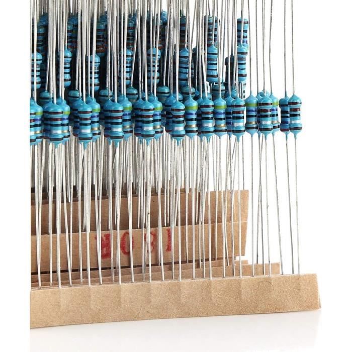 560 Pièces 56 Valeurs Résistances À Film Métallique 1 Ohm -10M Ohm 1-4W ...