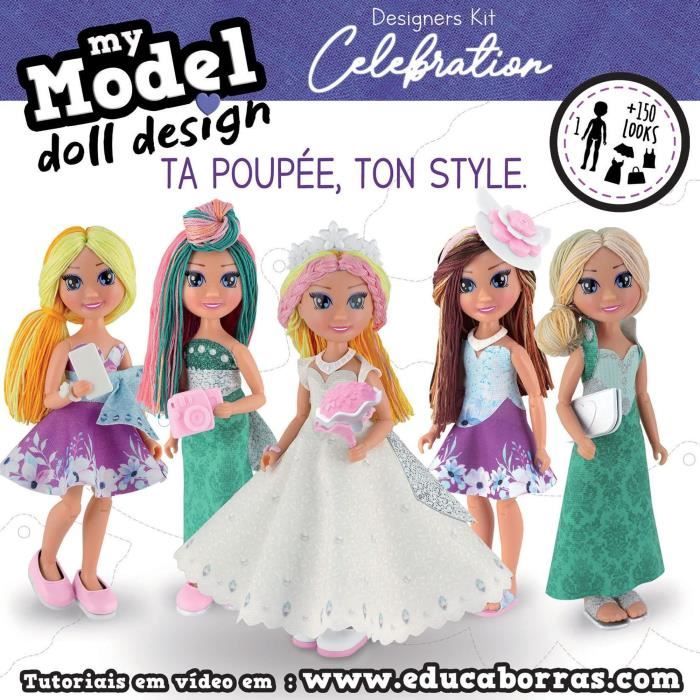 Jeu de mode - EDUCA - My Model - Doll Design - Celebrations - Cdiscount ...