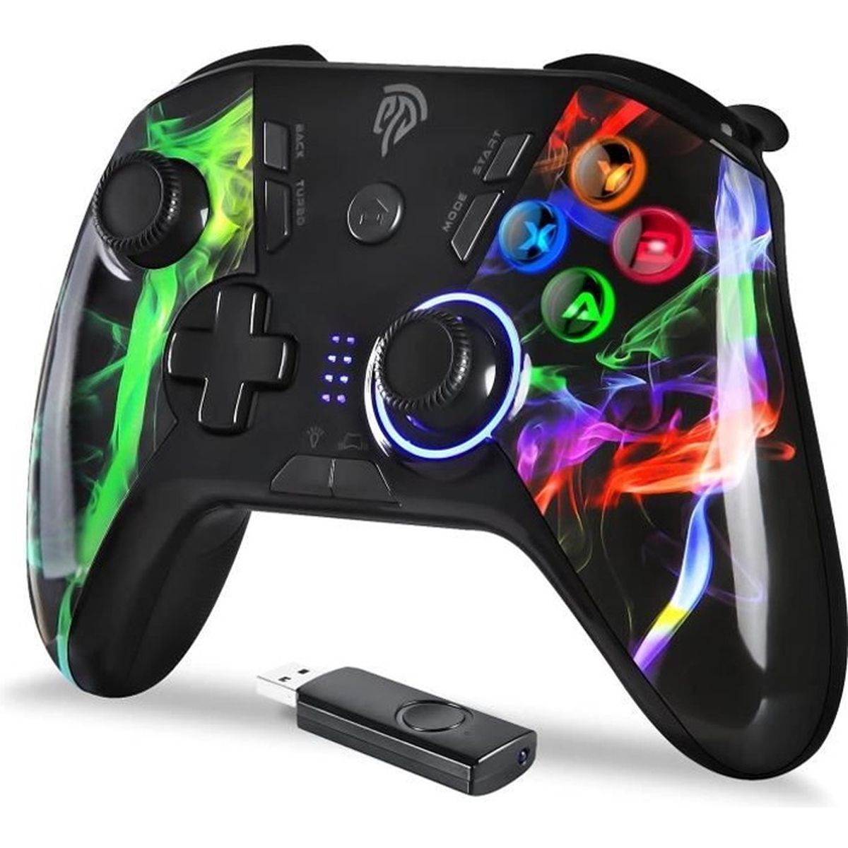 Manette Switch/PC sans Fil, REDSTORM Wireless Manette PS3 avec Double ...