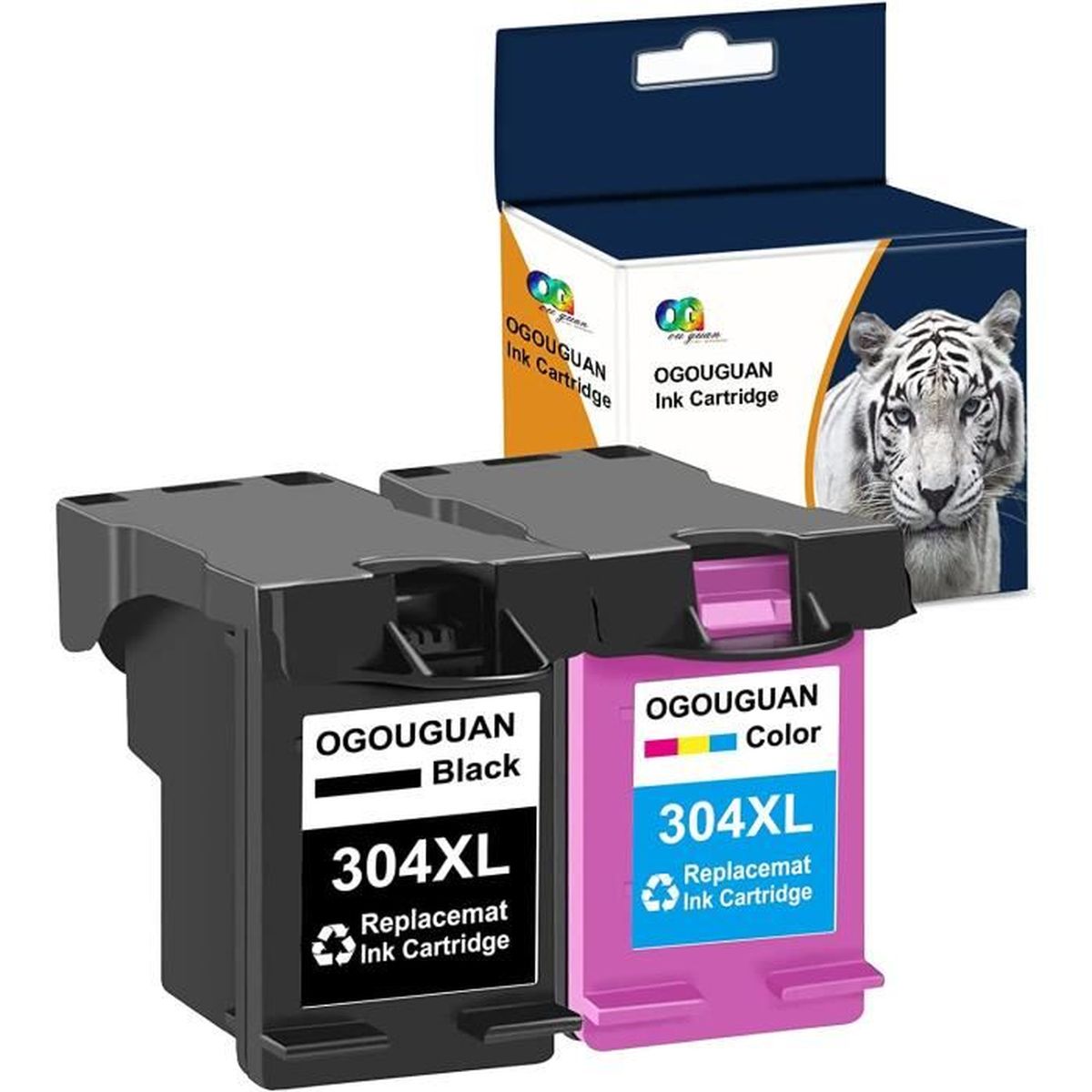 WOUNGZHA 304xl Cartouches d'encre Noires Remplacement pour HP 304 304 ... WOUNGZHA 304xl Cartouches d'encre Noires Remplacement pour HP 304 304 ...