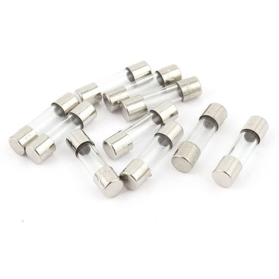 Sourcing map 10 Pcs Rapide Rapide Fusion Verre Fusible 5x20mm 250V 80mA 0.08A89 - Cdiscount ...