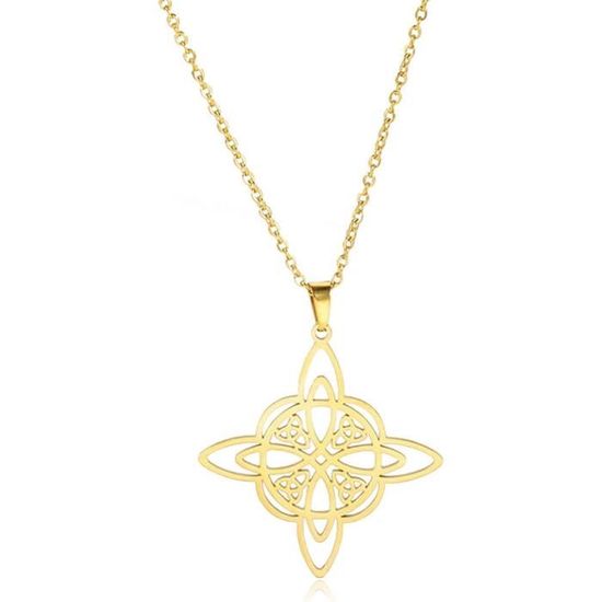 Collier De Nœud De Sorcière Pour Les Femmes Filles Nœud Celtique ...