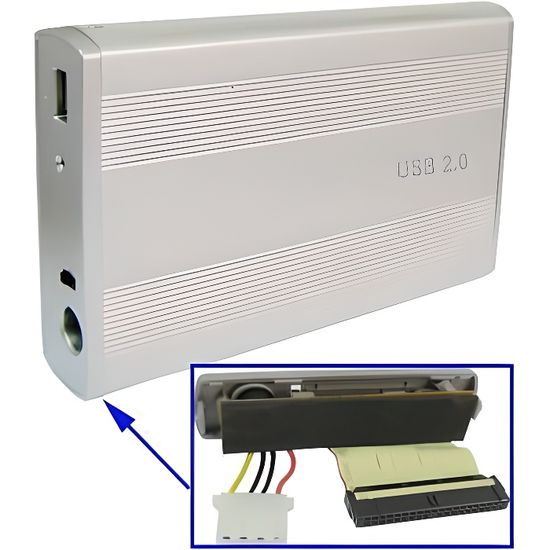Boitier externe pour disque-dur IDE 3.5 pouces - Marque - Modèle ...