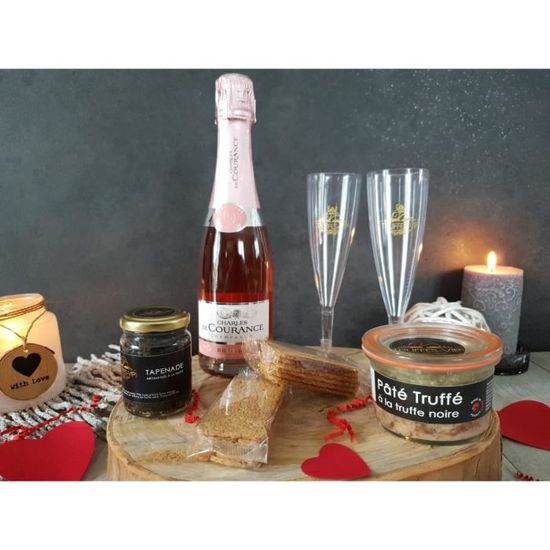 Coffret Saint Valentin avec champagne - Cdiscount Au quotidien