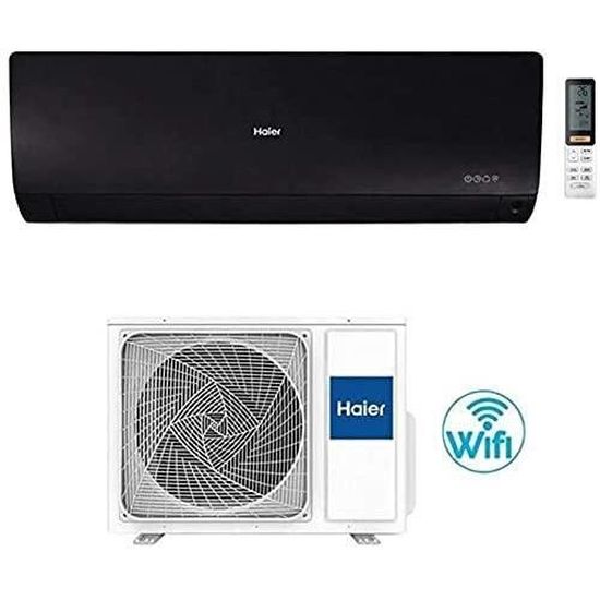 Climatiseur Inverter Haier FLEXIS-MB 9000 BTU R-32 Classe A+++ AS25S2SF1FA-MB Black Wi-Fi ...