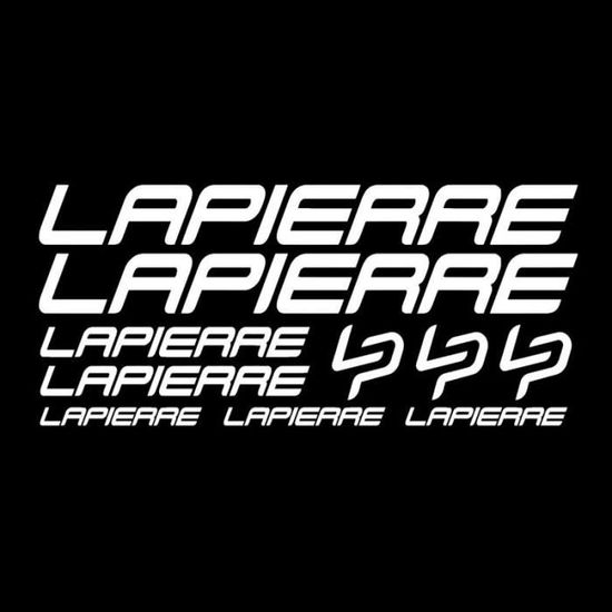 10 stickers LAPIERRE - BLANC - Vélo VTT VTC BMX Course Route Cadre Bike ...