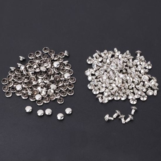 SALUTUYA Rivets Stud Incrustation de en tissu Rapide 7 mm Rivets Spots ...