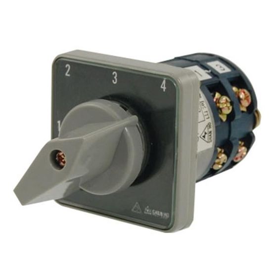 Bornes à vis électrique Interrupteur inverseur Came rotative gris ...