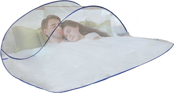 Hgyj Moustiquaire Pop-Up Ultralgre Pour Lit Double Crypt Moustique ...