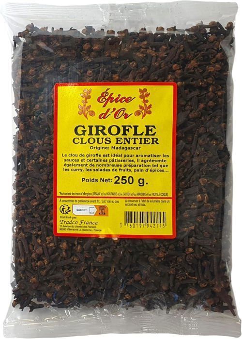 Clous de Girofle Entier 250g - Epice d'Or, Qualité Supérieure, Saveur ...