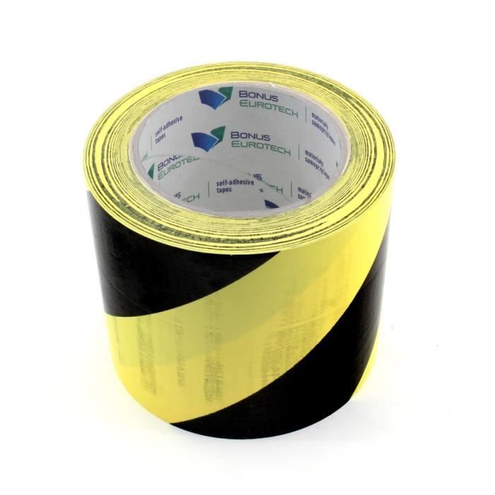 Ruban de marquage au sol PVC, largeur 100 mm, longueur 33 m, adhésif à ...