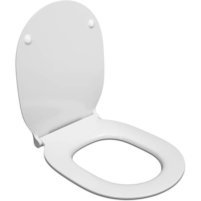 Abattant WC,Lunette Toilette, Siège WC, Standard pour Toilettes CONNECT ...
