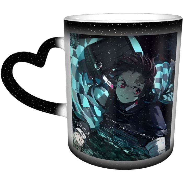Mug Demon Slayer Kimetsu no Yaiba - Noir - Porcelaine - Céramique ...