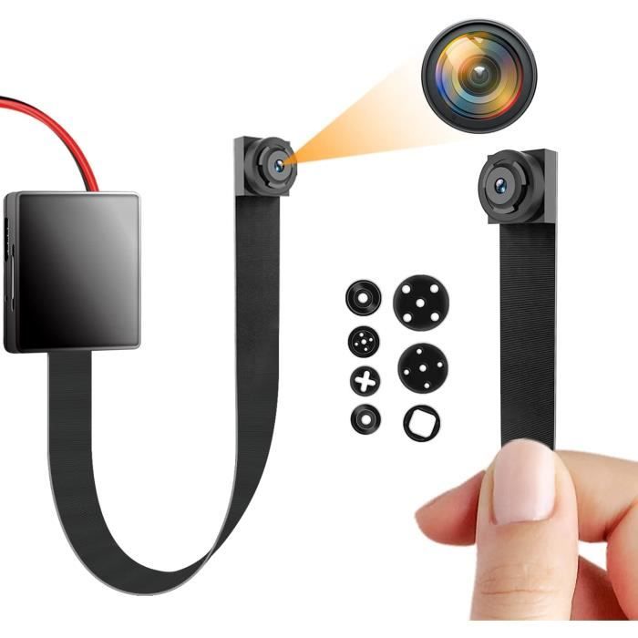 Mini Caméra Espion, Caméra Cachée 1080P Portable DIY Caméras de ...