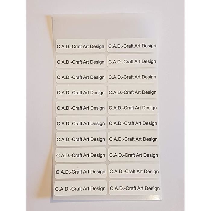 Étiquettes thermocollantes - Étiquettes de nom, étiquettes de nom pour ...