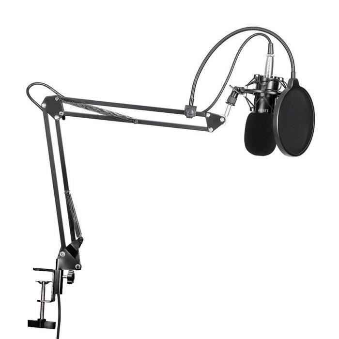XY Professionnel Set de Microphone Avec Support Réglable pour Youtubeur ...