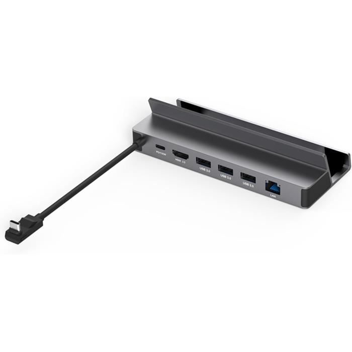Station D'Accueil Usbc Hub Typec 6 Ports Adaptateur Usb3.0 Hub Avec ...