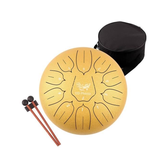 Tambour Handpan Steel Tongue Drums à 11 Tons Mini Instrument à ...