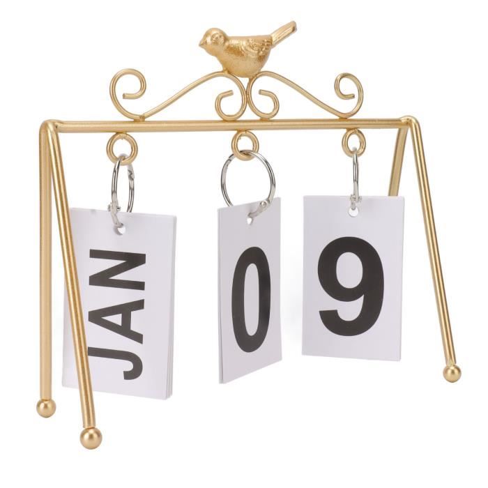 Duokon Calendrier flip chart Calendrier de tableau à feuilles mobiles ...