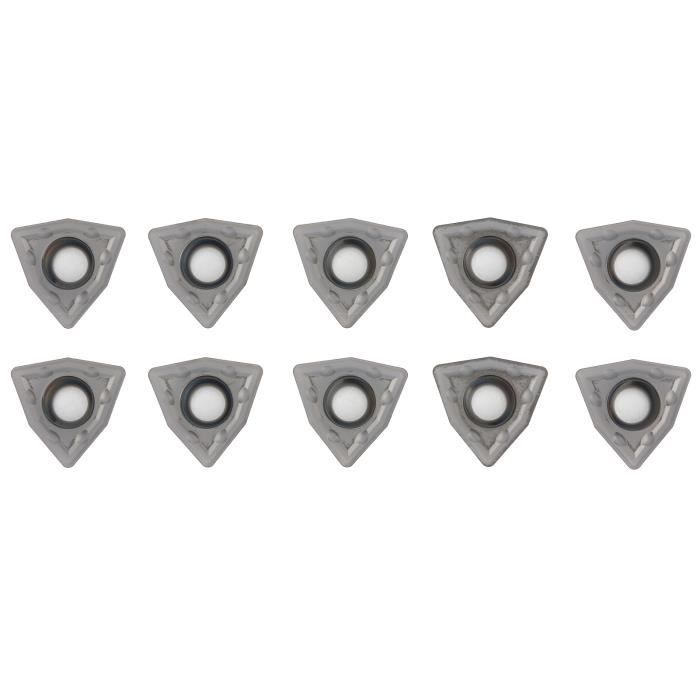 10pcs Insert CNC Lame de Tournage de Tour en Carbure Cimenté WCMT06T308‑SF LF6‑18 Outil ...