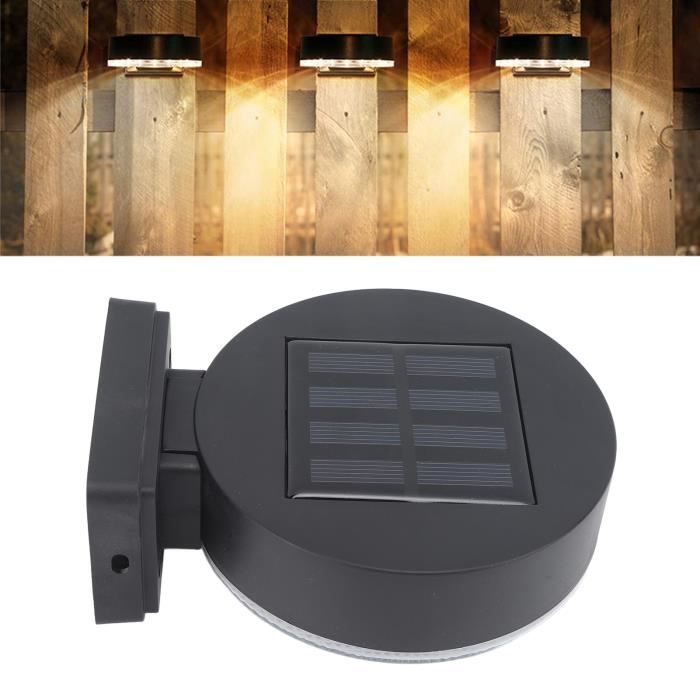 Lumière de clôture solaire Clôture Solaire Lumière Extérieure Étanche ...