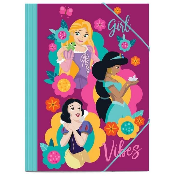 Pochette a rabat Princesse Elastique chemise A4 GUIZMAX - Cdiscount ...