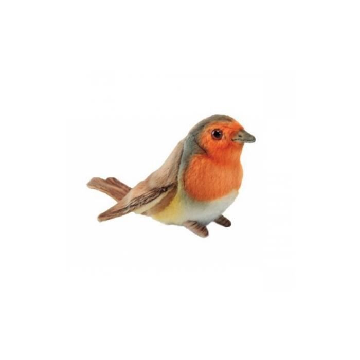 Oiseau Rouge Gorge 14cm - HANSA - Objet décoratif - Rouge - Enfant ...