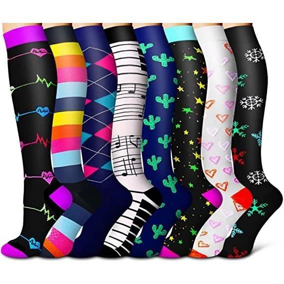 Chaussettes de Compression pour femmes - Bas de sport médicales ...