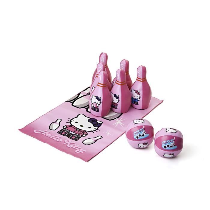 Hello Kitty Set Bowling Soft Cdiscount Jeux Jouets