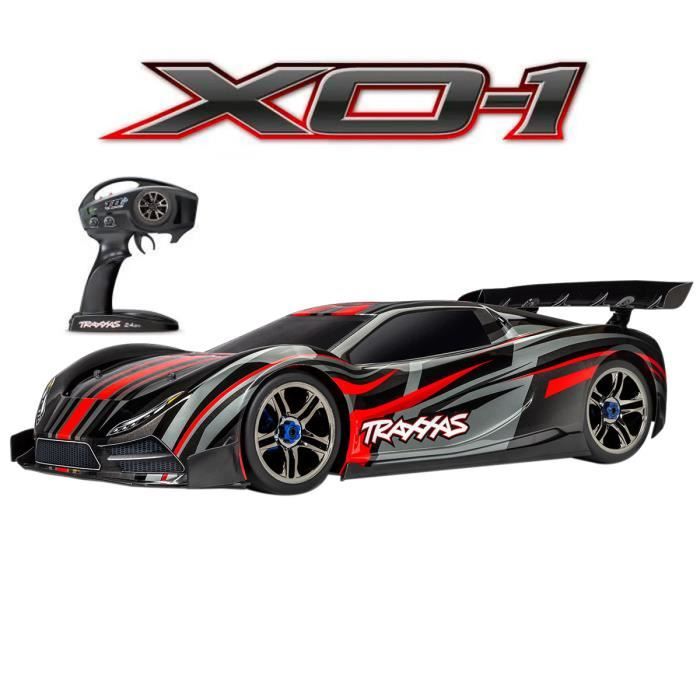 TRAXXAS XO-1 SUPERCAR ROUGE 4X4 1/7 BRUSHLESS - TELEMETRIE SANS BATTERIE NI CHARGEUR - 64077-3 ...