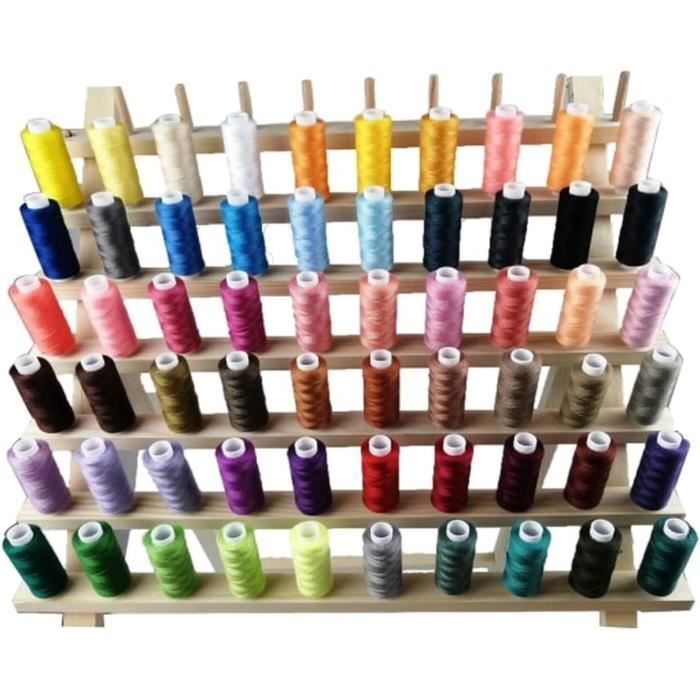 Fil À Coudre Fil À Coudre 100 Couleurs Thread Kit 4 0S - 2 40Wt Fil De ...