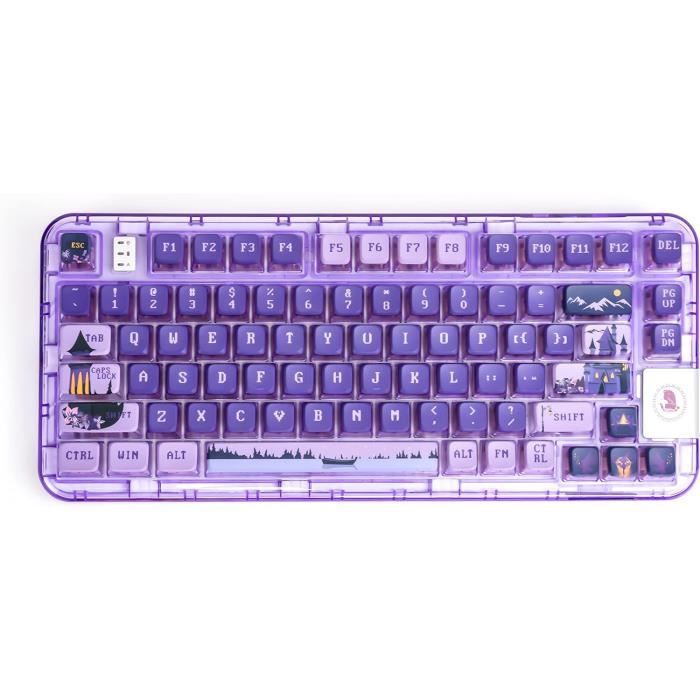 Coolkiller Ck75 75% Hot Swappable Gasket Mount Transparent Clavier ...