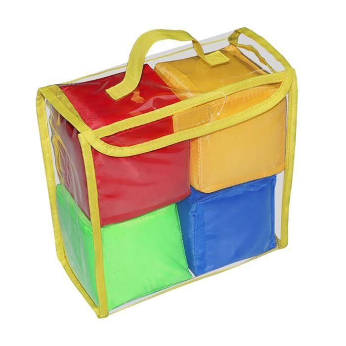 Jeu de dés de jeu 4x10cm Cubes en mousse souple avec poches ...