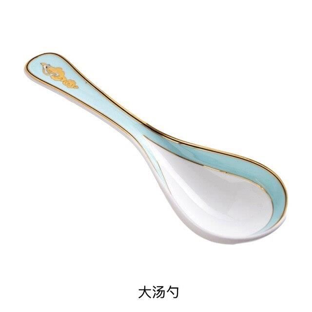 MENAGERE,Spoon--Ensemble de plats et assiettes exquis et créatifs ...