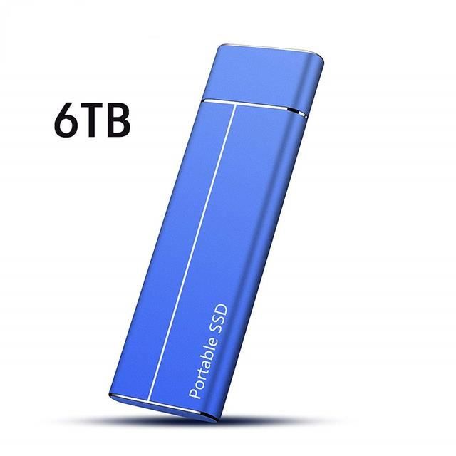 Disque dur externe,6TB Blue--Disque dur externe portable à semi ...