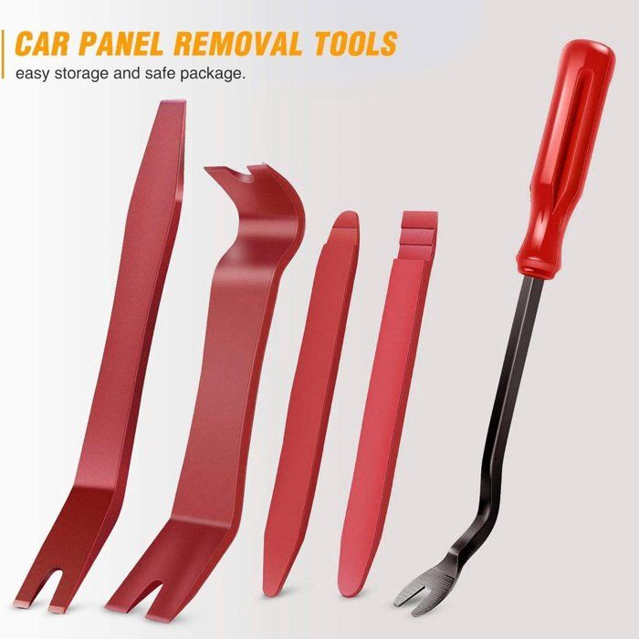 Kit de 5 outils de démontage pour système audio de voiture, tableau de ...