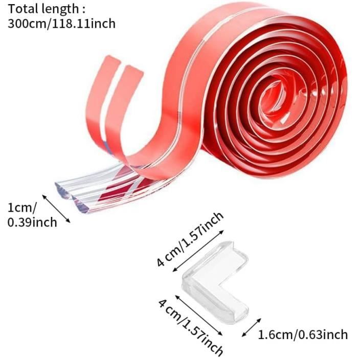 Protection de coin de table pour bébé - 3M - 4 protections d'angle ...