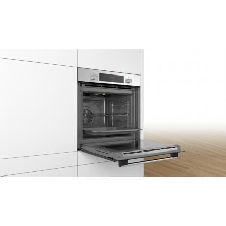 Four encastrable Bosch HBA573BR0 SERIE 4 - Inox - Chaleur tournante ...