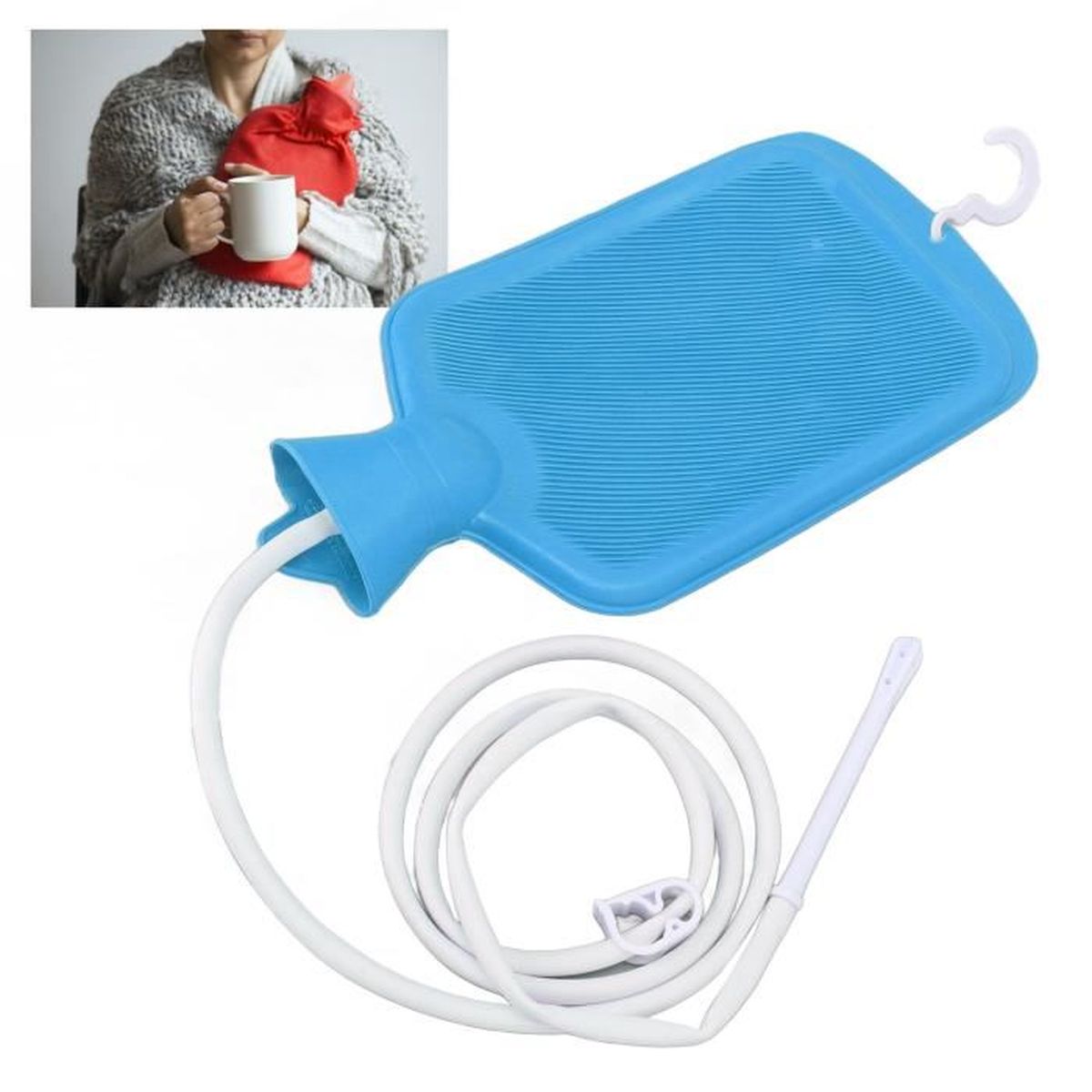 MAD YOSOO Kit de lavement avec sac de lavement 2L de 1,5 m de long ...