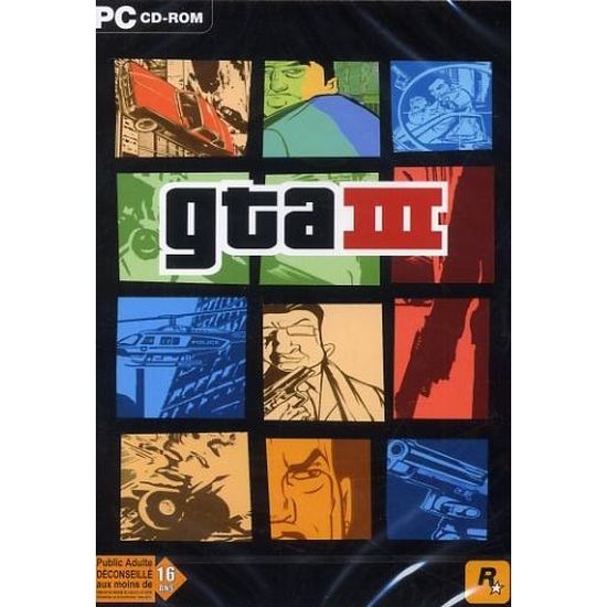 GTA III / JEU PC CD-ROM - Cdiscount Jeux vidéo