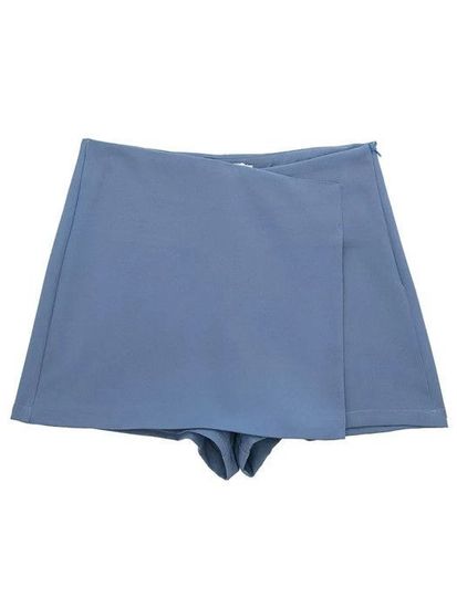 Short,Willshela-Mini jupes vintage à fermeture éclair latérale pour ...