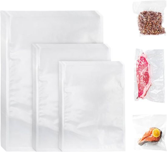 150 Sacs Sac Sous Vide Alimentaire, 25 × 15Cm (50) + 30 × 20Cm (50 ...