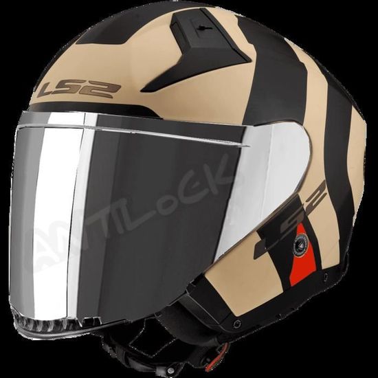 LS2 CASQUE JET OF603 INFINITY II SPECIAL AVEC VISIÈRE MIROIR IRIDIUM ...