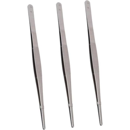 3 Pièces Pincettes Alimentaires Pince À Buffet En Inox Pince À Épiler ...