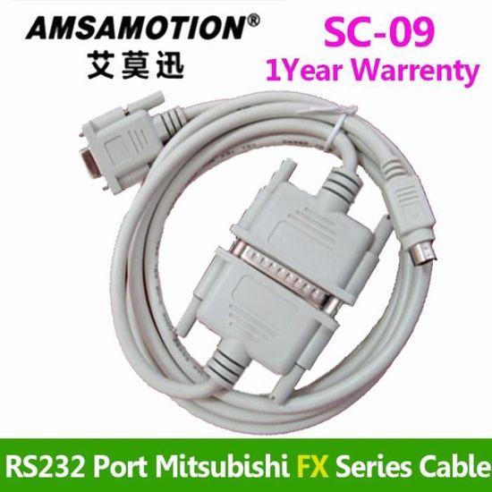 Câble-fil - Mitsubishi - FX-série A - Port de série RS232 pour câble de ...